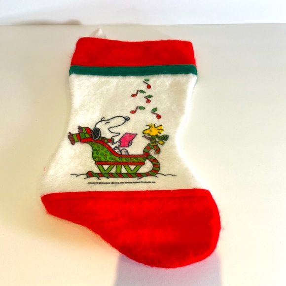Holiday | Vintage Snoopy Woodstock Caroling Stockings | Poshmark